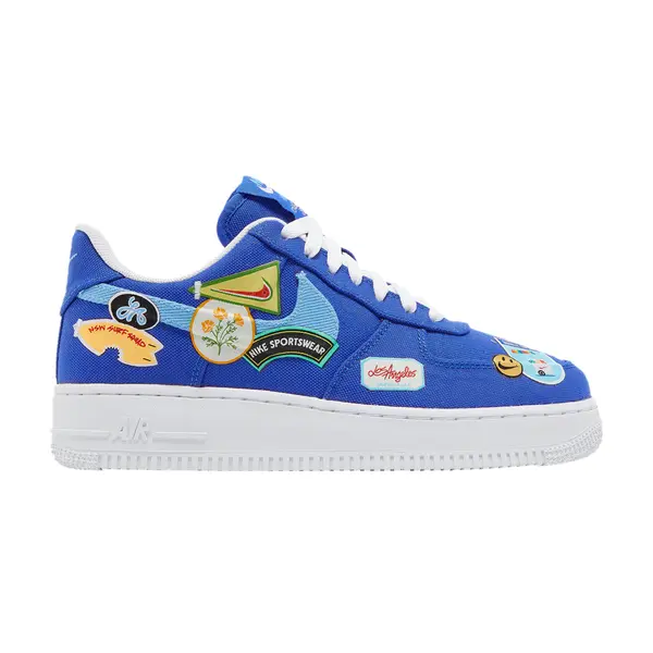Nike Force 1 '07 'patched Up Los Angeles' Sneakers - Blue