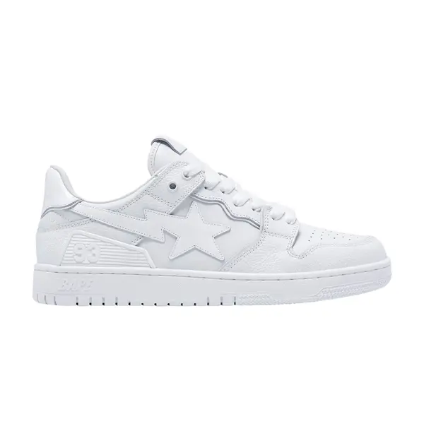 A BATHING APE Wmns Sk8 Sta #3 L Sneakers - White