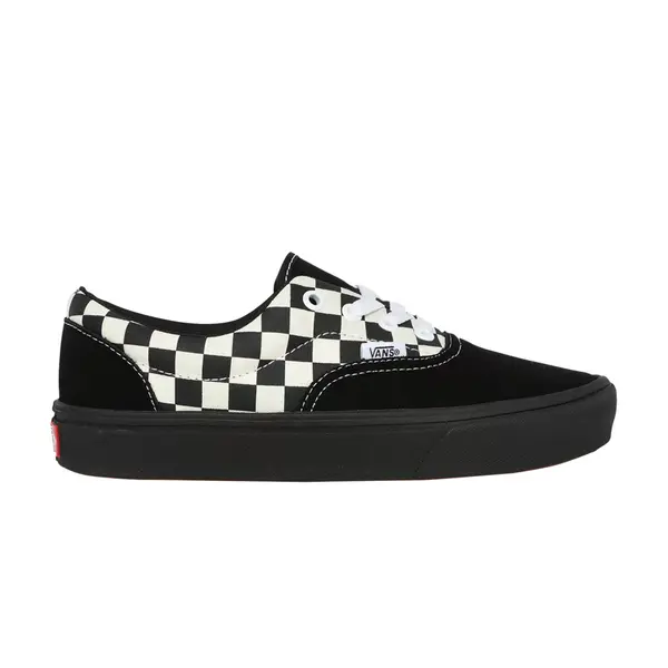 VANS Era Comfycush Mixed Media Checker Sneakers - Black
