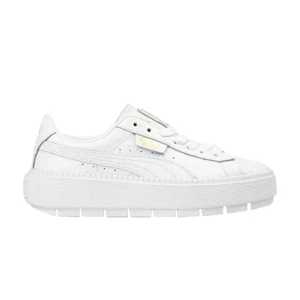 PUMA Platform Trace Ostrich Sneakers - White