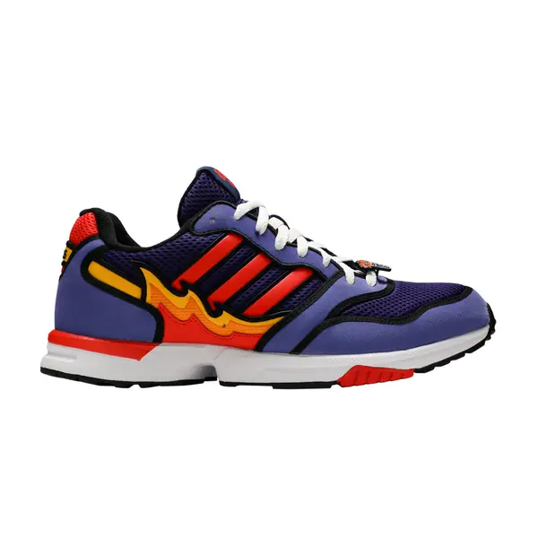 Adidas The Simpsons X Zx 1000 'flaming Moe's' Sneakers - Purple
