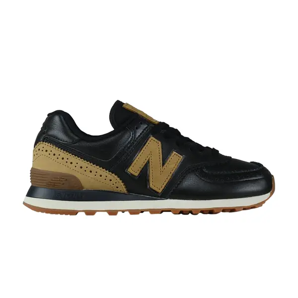 NEW BALANCE 574 Brogue Pack Sneakers - Black