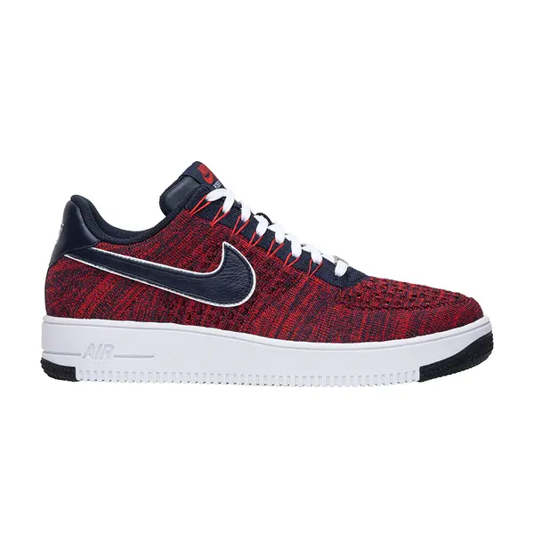 Nike Robert Kraft X Air Force 1 Ultra Flyknit Low 'new England Patriots 25th Anniversary' Sneakers - Red