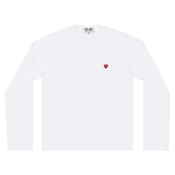 Play Comme Des Garcon Long-sleeve T-shirt - White