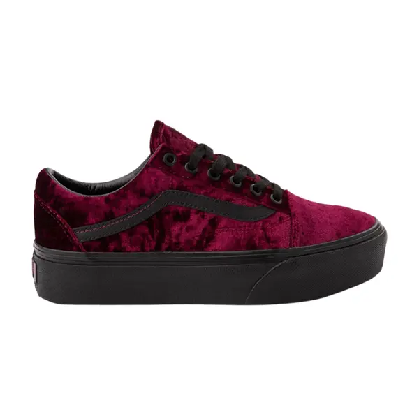 VANS Old Skool Platform Sneakers - Red