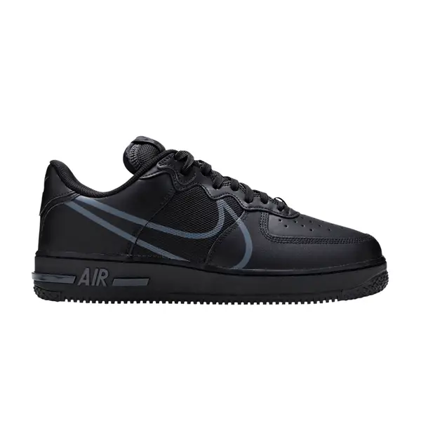Nike Air Force 1 React Sneakers - Black