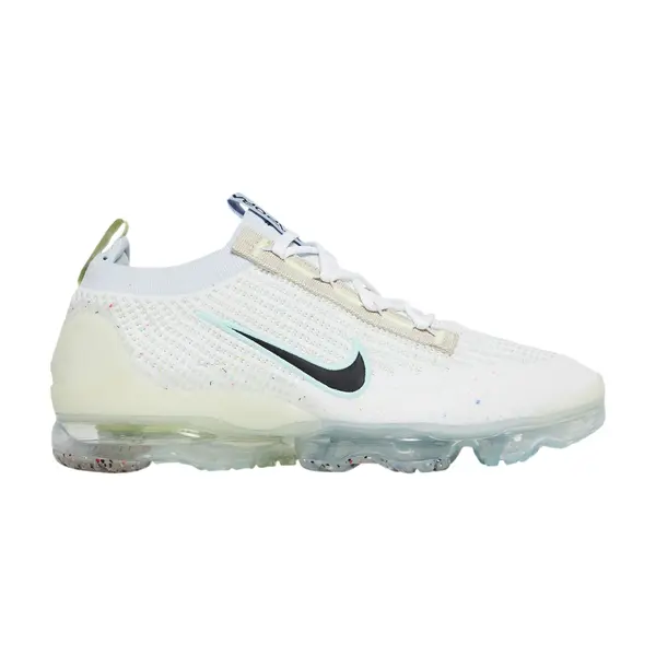 Nike Air Vapormax 2021 Flyknit Mismatched Swoosh - White