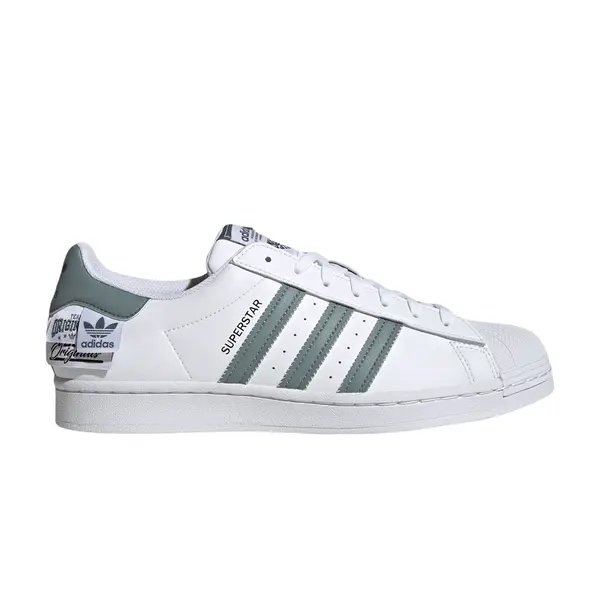 Adidas Superstar Originals Labels Sneakers - White