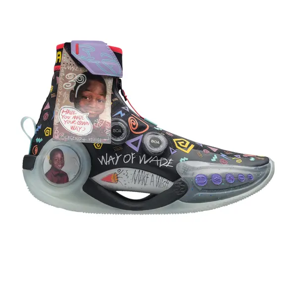 LI-NING Way Of Wade Infinity 'moment' High-top Sneakers - Black