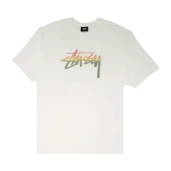 StÜssy Stock Fade Tee - White