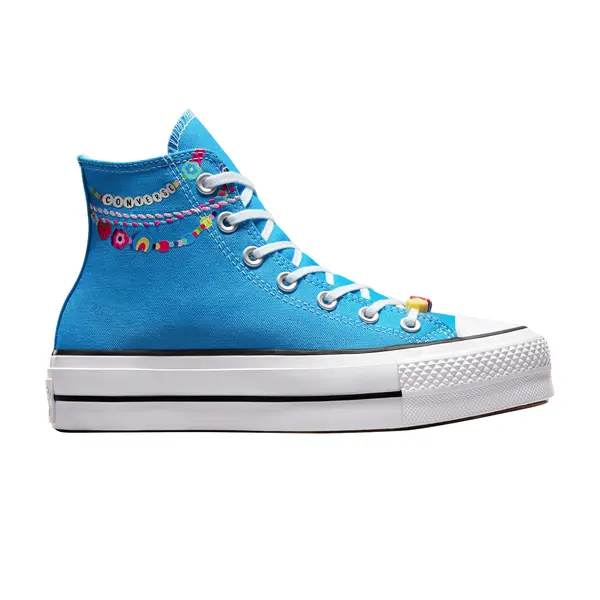 CONVERSE Chuck Taylor All Star Lift Platform High Embroidered Bracelet - Blue