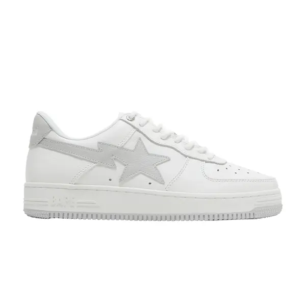 A BATHING APE Jjjjound X Bapesta Sneakers - White