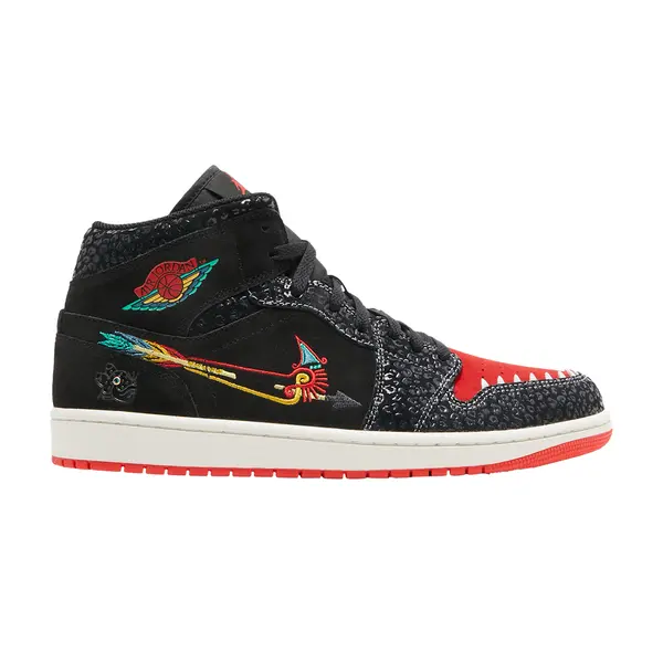 JORDAN 1 Mid Se 'siempre Familia' Sneakers - Black