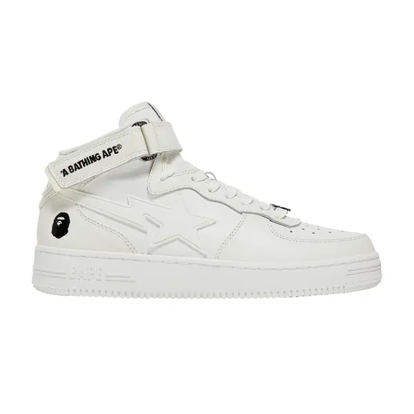 A BATHING APE Bapesta Mid Sneakers - White