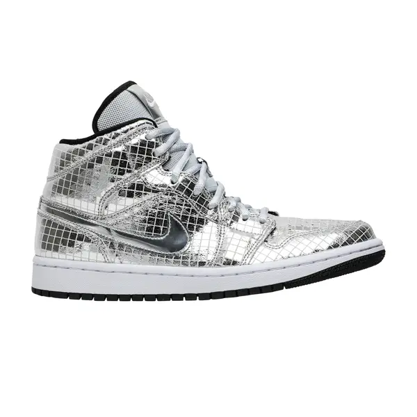 JORDAN 1 Mid Se Sneakers - Silver
