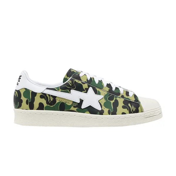 Adidas Bape X Superstar 80s Abc Camo Sneakers