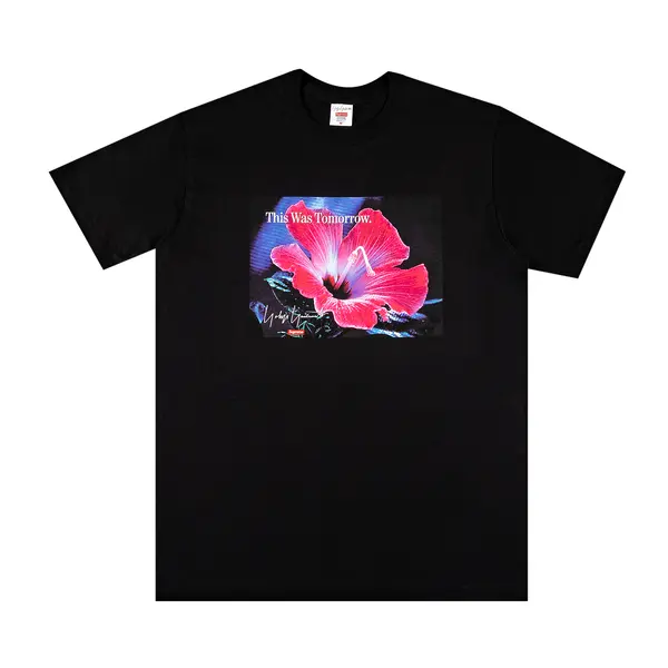 Supreme X Yohji Yamamoto This Was Tomorrow Tee - Black