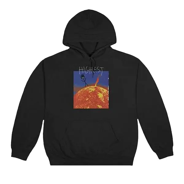 TRAVIS SCOTT Highest In The Room Sun Hoodie - Black