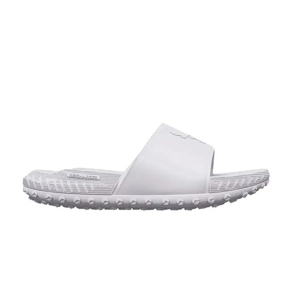 Under Armour Project Rock 3 Slide - White