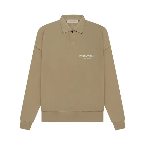 Fear Of God Long-sleeve Polo - Tan
