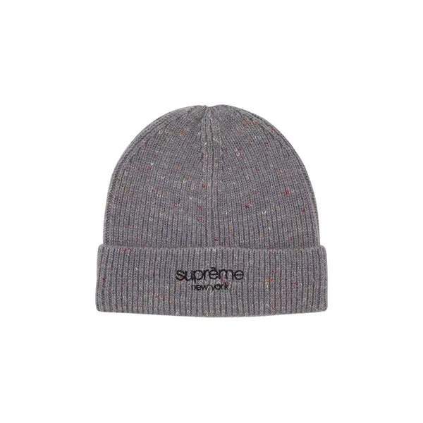 Supreme Rainbow Speckle Beanie - Grey