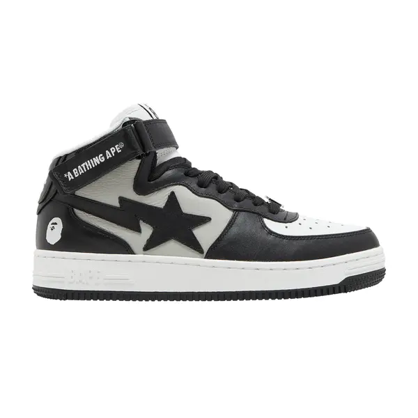 A BATHING APE Bapesta Mid - Black