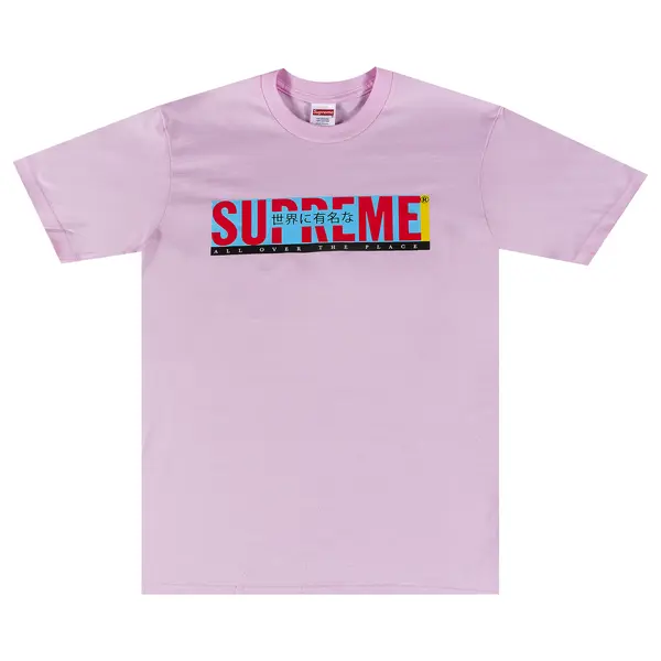 Supreme All Over Tee 'light - Pink