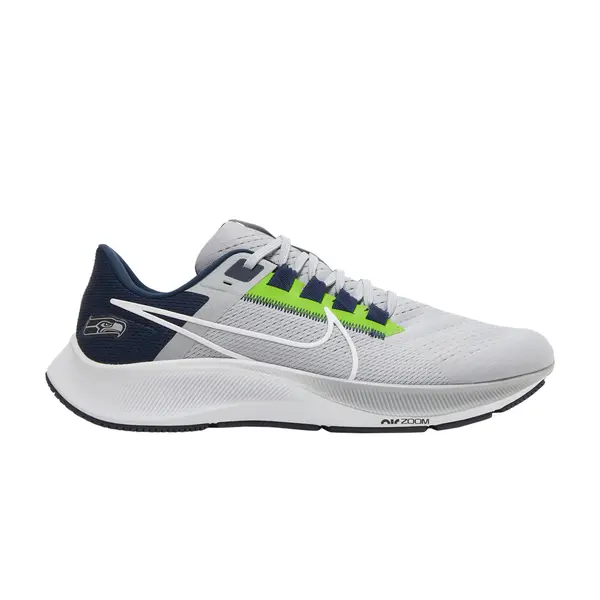 Nike Nfl X Zoom Pegasus 38 ‘seattle Seahawks - Grey