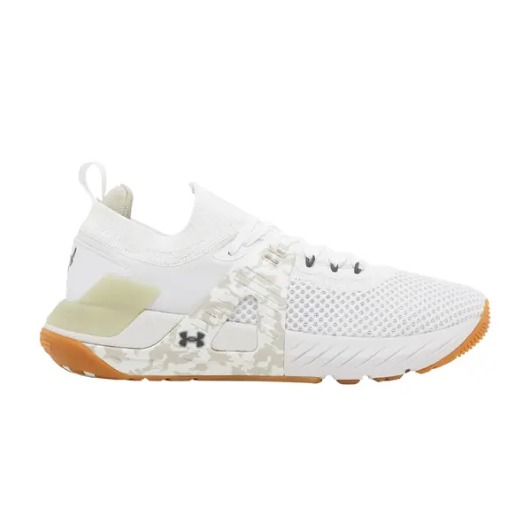 Under Armour Project Rock 4 Athletic Sneakers - White