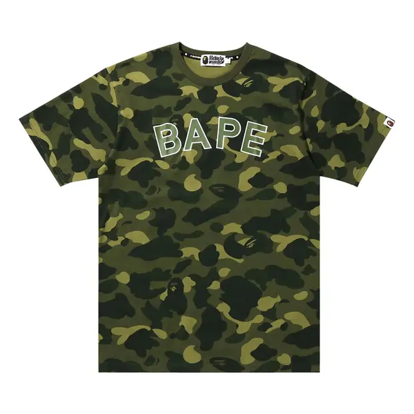 A BATHING APE Color Camo Tee