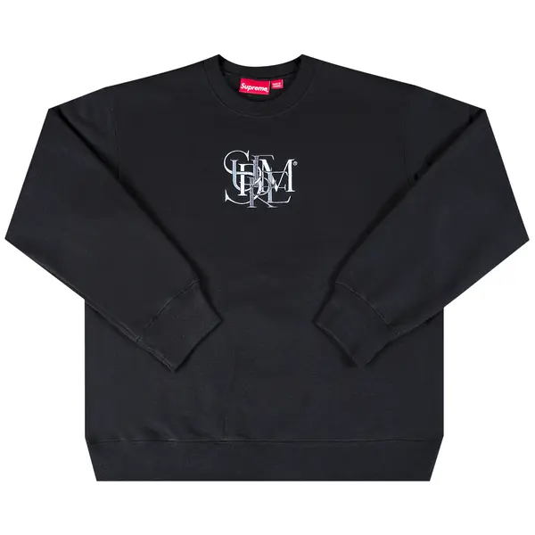 Supreme Overlap Crewneck - Black