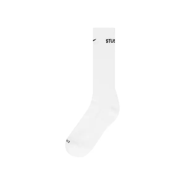 Nike X Stussy Dri-fit Crew Socks - White