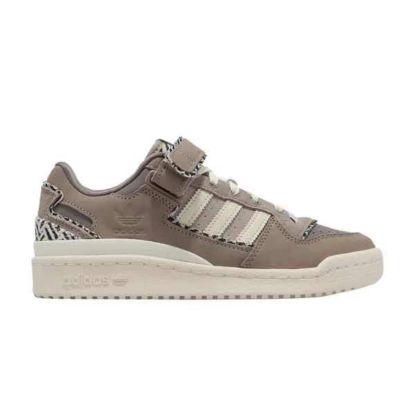 Adidas Forum Low Criss-cross Pattern Sneakers - Brown