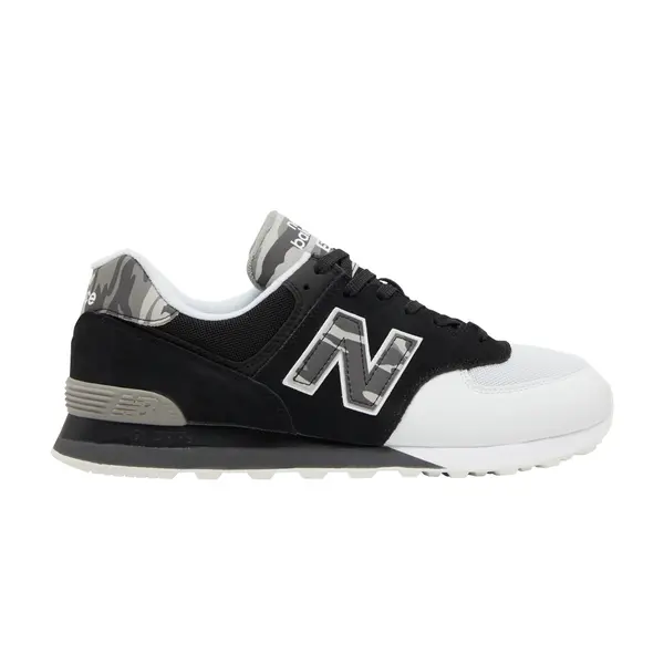 NEW BALANCE 574 Camo Sneakers - Black