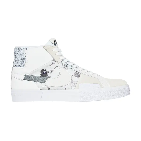 Nike Zoom Blazer Mid Premium Sb Paisley Pack Floral - White