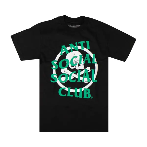 ANTI SOCIAL SOCIAL CLUB X Neighborhood Cambered T-shirt - Black