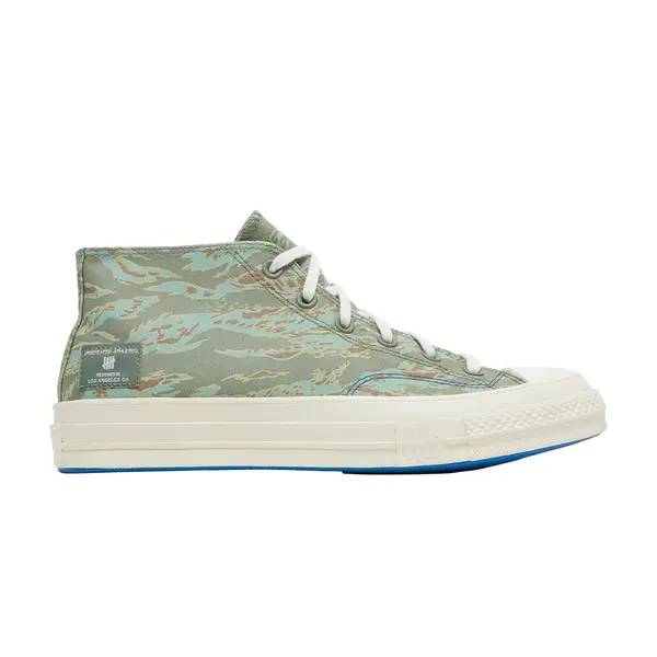 CONVERSE Undefeated X Half Chuck 70 Mid 'tiger Camo Print' Sneaker - Green