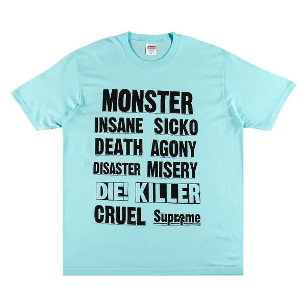 Supreme Monster Tee 'turquoise - Blue