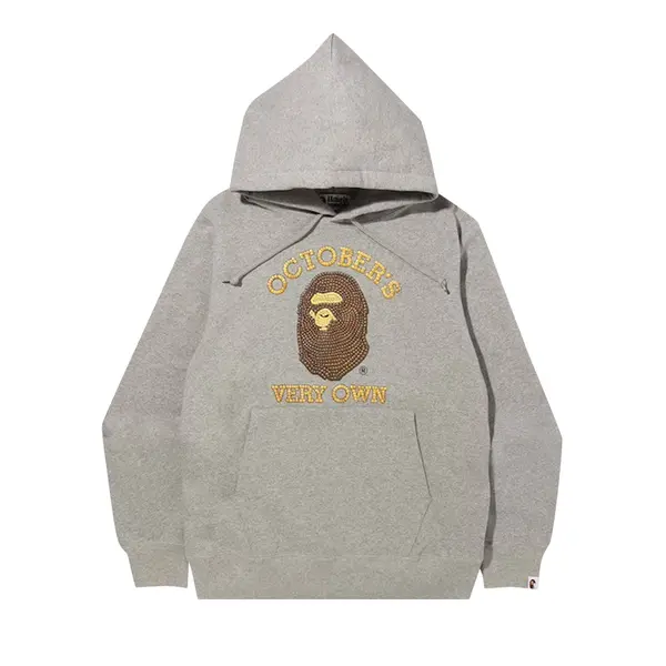 A BATHING APE X Ovo Pullover Hoodie - Grey