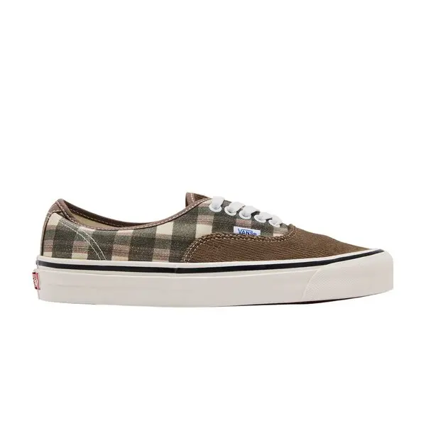 VANS Authentic 44 Dx 'anaheim Factory Cord Plaid Walnut - Brown