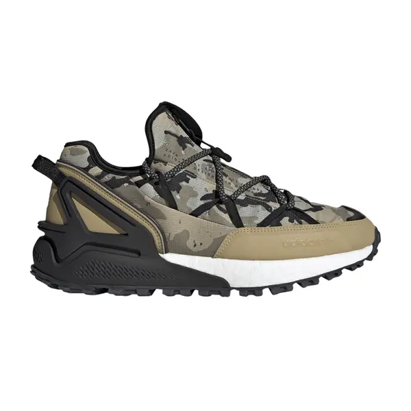 Adidas Zx 2k Boost Ultility Gtx 'camo' Sneakers - Brown