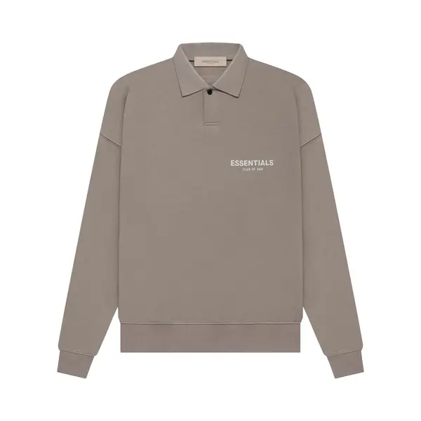 Fear Of God Long-sleeve Polo - Grey
