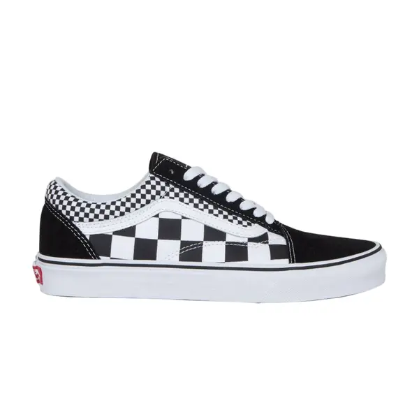 VANS Old Skool Mix Checker Sneakers - Black