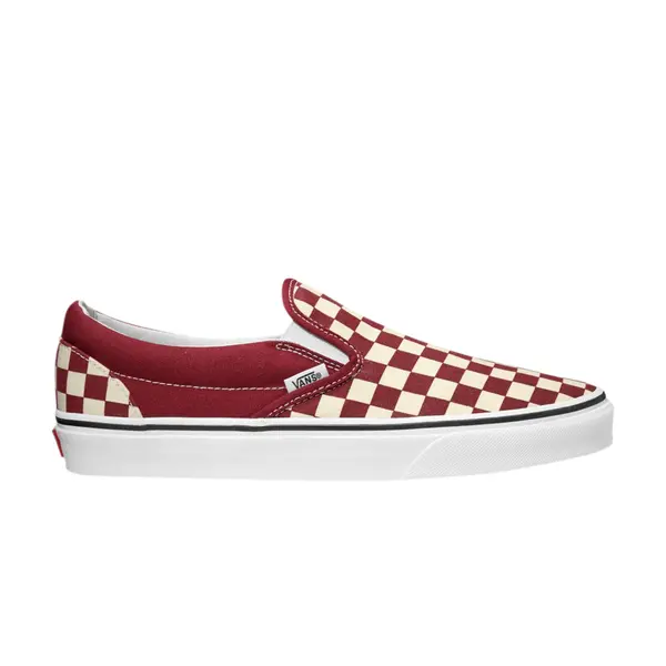VANS Classic Slip-on Rumba Checkerboard - Red