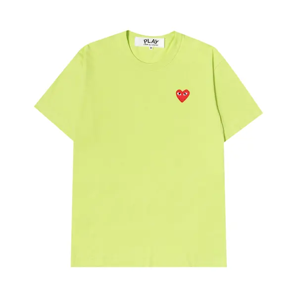 Play Comme Des Garcon Mini Heart Solid Tee