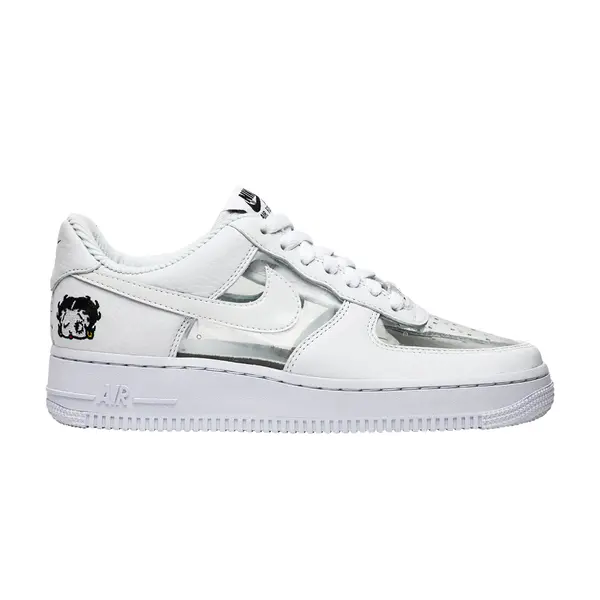 Nike Olivia Kim X Air Force 1 '07 Ff 'betty Boop' Sneakers - White