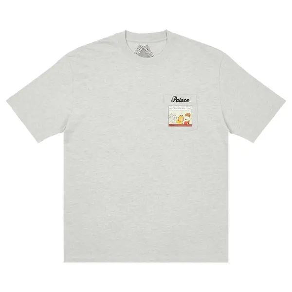 PALACE Garfield Pocket T-shirt Marl - Grey