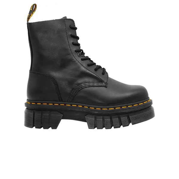 Dr. Martens Audrick Leather Platform Ankle Boot - Black