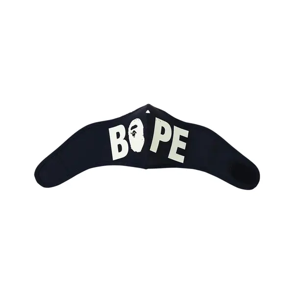 A BATHING APE Glow In The Dark Mask - Black
