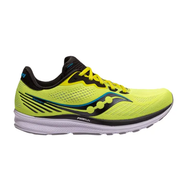 Saucony Ride 14 Athletic Sneakers - Yellow